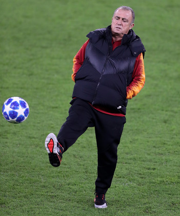 Galatasarays Head Coach Fatih Terim Leads Editorial Stock Photo - Stock ...