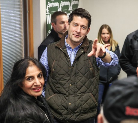 __COUNT__ Republican Brian Steil campaigning for the US Congress, Mt ...