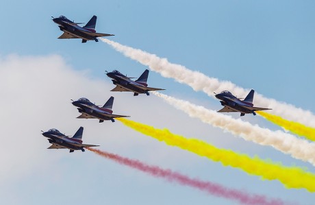 Chinese K8 Red Falcon Trainer Jets Editorial Stock Photo - Stock Image ...