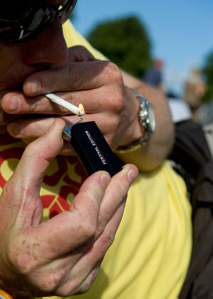 Man Lights Spliff Editorial Stock Photo - Stock Image | Shutterstock