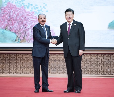 Chinese President Xi Jinping Welcomes Dominican Editorial Stock Photo ...
