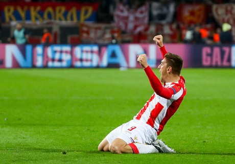 Red Stars Milan Pavkov C Scores Editorial Stock Photo - Stock Image ...