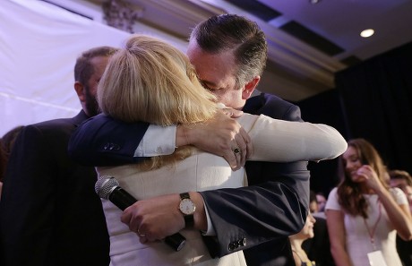 Ted Cruz Hugs His Wife Heidi Editorial Stock Photo - Stock Image ...