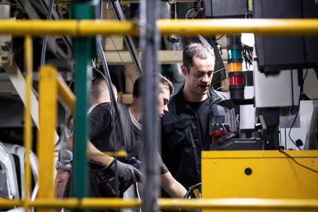 Renault Employees Work On Car Production Editorial Stock Photo - Stock ...