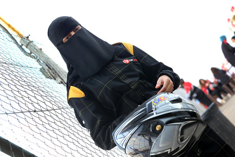 Contestant Prepares Before Race Dirab Court Editorial Stock Photo ...