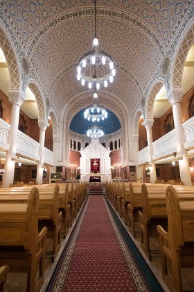 Lausanne Synagogue Illuminated Commemorate 80th Anniversary Editorial ...