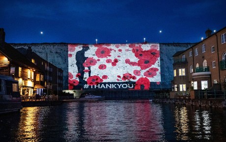 remembrance poppy projection brighton Stock Photos (Exclusive ...