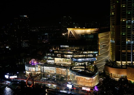 Shopping Complex Iconsiam Illuminated During Opening Editorial Stock ...
