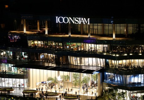 Shopping Complex Iconsiam Illuminated During Opening Editorial Stock ...