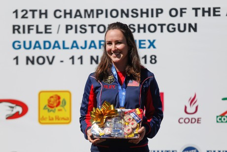 Us Shooter Sarah Beard Gold Poses Editorial Stock Photo - Stock Image ...