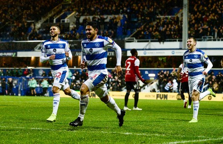 Joel Lynch Qpr Scores Celebrates 21 Editorial Stock Photo - Stock Image ...