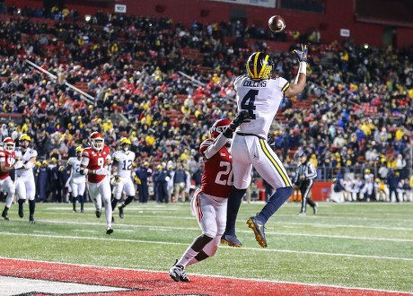 Michigan Wolverines Wide Receiver Nico Collins Editorial Stock Photo ...