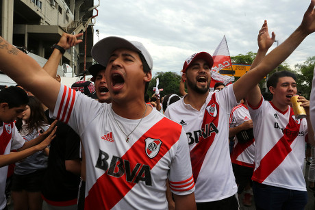 River Plate Fans Gather Support Their Editorial Stock Photo - Stock ...