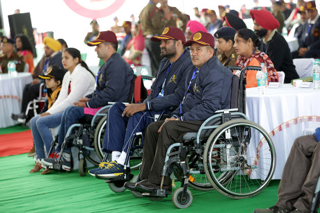 Indian Disabled Army Officers Along Their Editorial Stock Photo - Stock ...