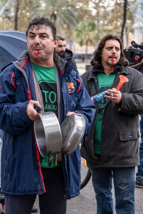 Two Pah Activists Seen Hitting Pans Editorial Stock Photo - Stock Image ...