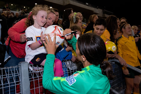 Australian Forward Samantha Kerr 20 Signs Editorial Stock Photo - Stock ...