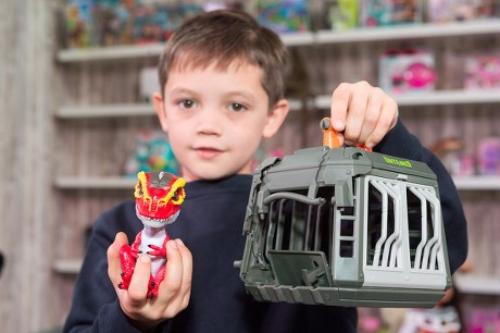 Boy Holding Fingerlings Trex Playset Editorial Stock Photo - Stock ...