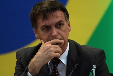 Elected President Brazil Jair Bolsonaro Attends Editorial Stock Photo ...