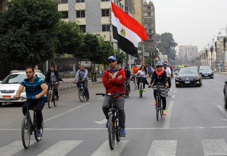 Egyptian Members Go Bike Group Take Editorial Stock Photo - Stock Image | Shutterstock