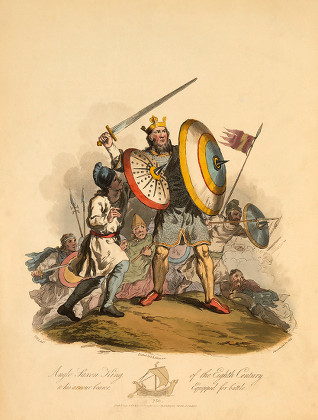Anglo Saxon King Eighth Century His Editorial Stock Photo - Stock Image ...
