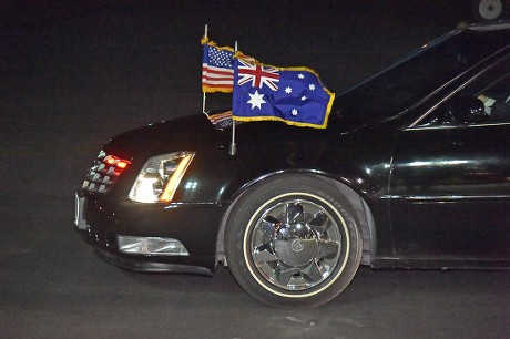 Australian Us Flags Seen On Limousine Editorial Stock Photo - Stock ...