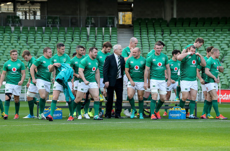Ireland Rugby Captain's Run, Aviva Stadium, Dublin - 16 Nov 2018 Stock ...