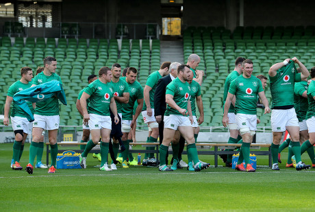 Ireland Rugby Captain's Run, Aviva Stadium, Dublin - 16 Nov 2018 Stock ...