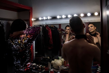 Performers Get Ready Dressing Room Editorial Stock Photo - Stock Image ...