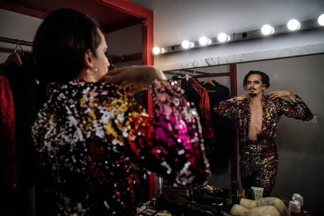 Performers Get Ready Dressing Room Editorial Stock Photo - Stock Image ...
