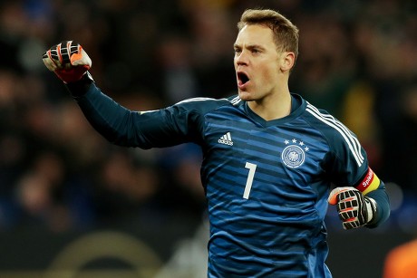 Germany Goalkeeper Manuel Neuer Celebrates 1st Editorial Stock Photo ...