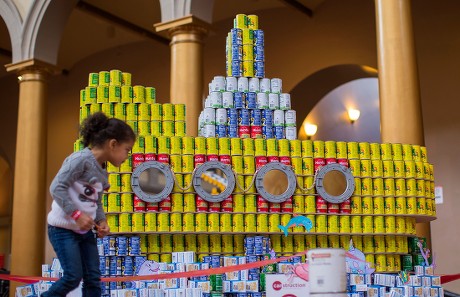 __COUNT__ CANstruction exhibit at the National Building Museum in ...