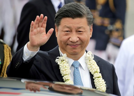 Chinese President Xi Jinping Waves During Editorial Stock Photo - Stock ...