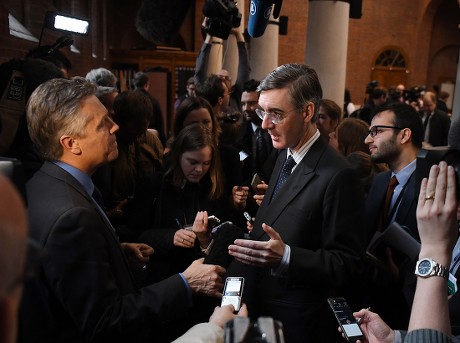 Britain European Research Group (ERG) media conference, London, United ...