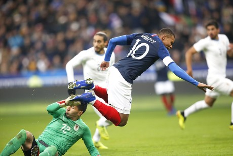 Frances Foreward Kylian Mbappe Tackled By Editorial Stock Photo - Stock ...