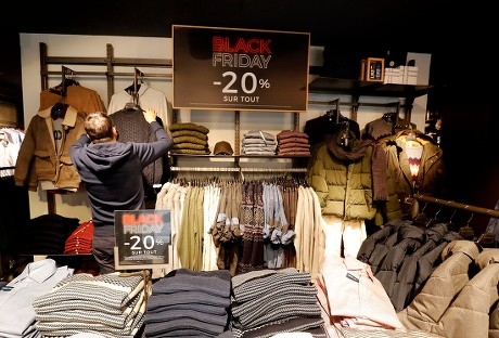 Sign Reading Black Friday Set Between Editorial Stock Photo - Stock ...