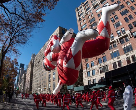 Red Mighty Morphin Power Ranger Balloon Editorial Stock Photo - Stock ...