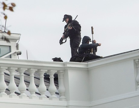 Us Secret Service Snipers On Roof Editorial Stock Photo - Stock Image ...