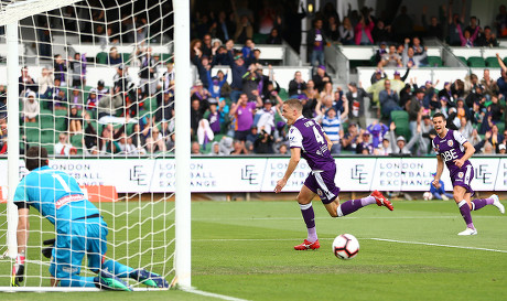 Shane Lowry Perth Glory Celebrates Scoring Editorial Stock Photo ...