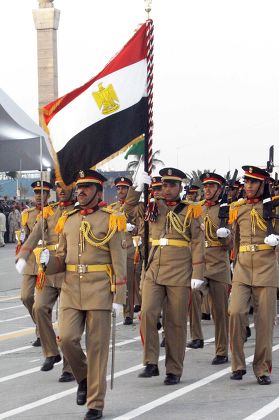 Egyptian Soldiers Military Parade Editorial Stock Photo - Stock Image ...