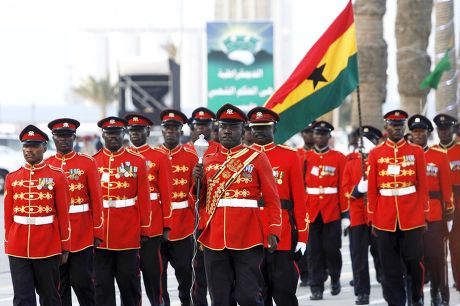 Ghanaian Soldiers Military Parade Editorial Stock Photo - Stock Image ...