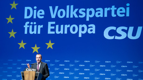 CSU Assembly of Delegates for the European Election, Munich, Germany ...