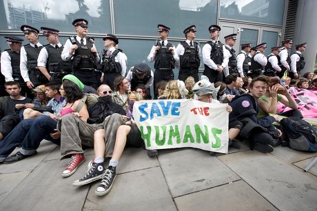 Camp Climate Action Protesters Bp Headquarters Editorial Stock Photo ...