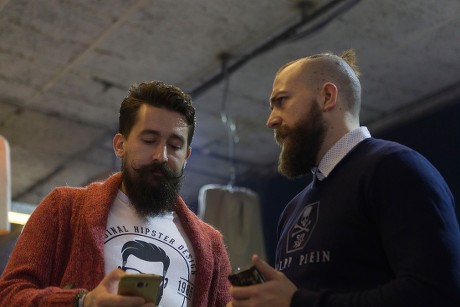 Belgrade Beard and moustache gathering, Serbia - 25 Nov 2018 Stock ...