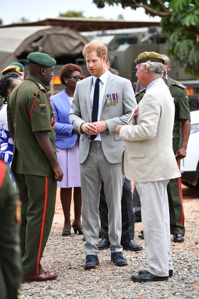 Prince Harry Visits Burma Barracks Lusaka Editorial Stock Photo - Stock ...