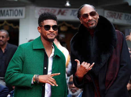 Usher L Snoop Dogg R Gesture Editorial Stock Photo - Stock Image ...
