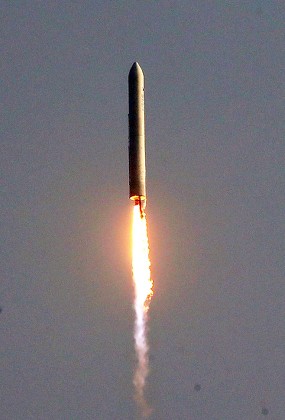 Singlestage Rocket Blasts Off Naro Space Editorial Stock Photo - Stock ...