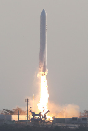 Singlestage Rocket Blasts Off Naro Space Editorial Stock Photo - Stock ...