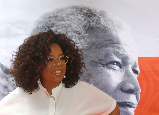 Ms Oprah Winfrey Arrives Isthunzi Sabafazi Editorial Stock Photo ...