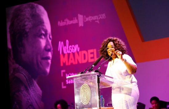 Ms Oprah Winfrey Talks During Isthunzi Editorial Stock Photo - Stock ...