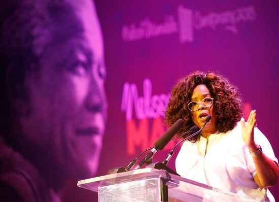 Ms Oprah Winfrey Talks During Isthunzi Editorial Stock Photo - Stock ...